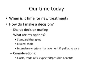Making A New Treatment Decision | PPTX