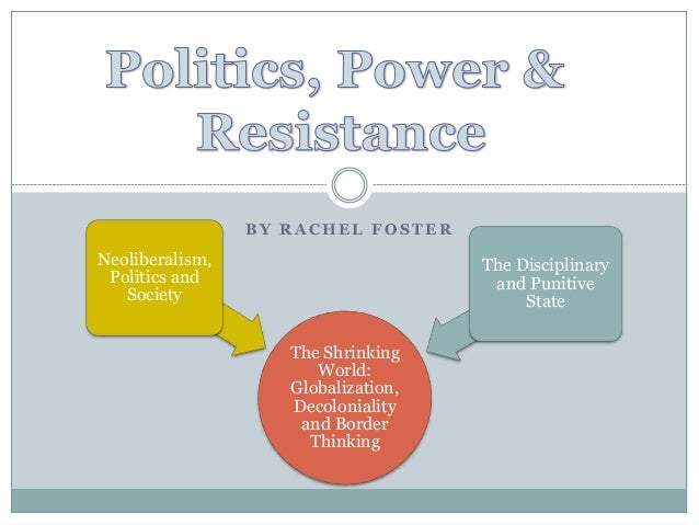 Politics, Power and Resistance: Continuos Analytical Reflection