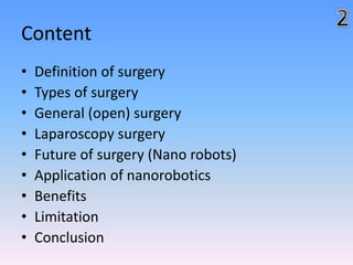 Future of surgery | PPT