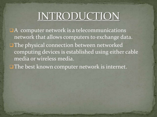 Ppt On Computer Network And Its Types Pptx Computer Networking