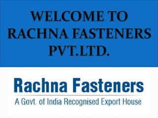 Cold Forged Fasteners | PPTX