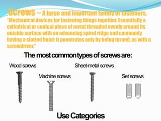 Cold Forged Fasteners | PPTX