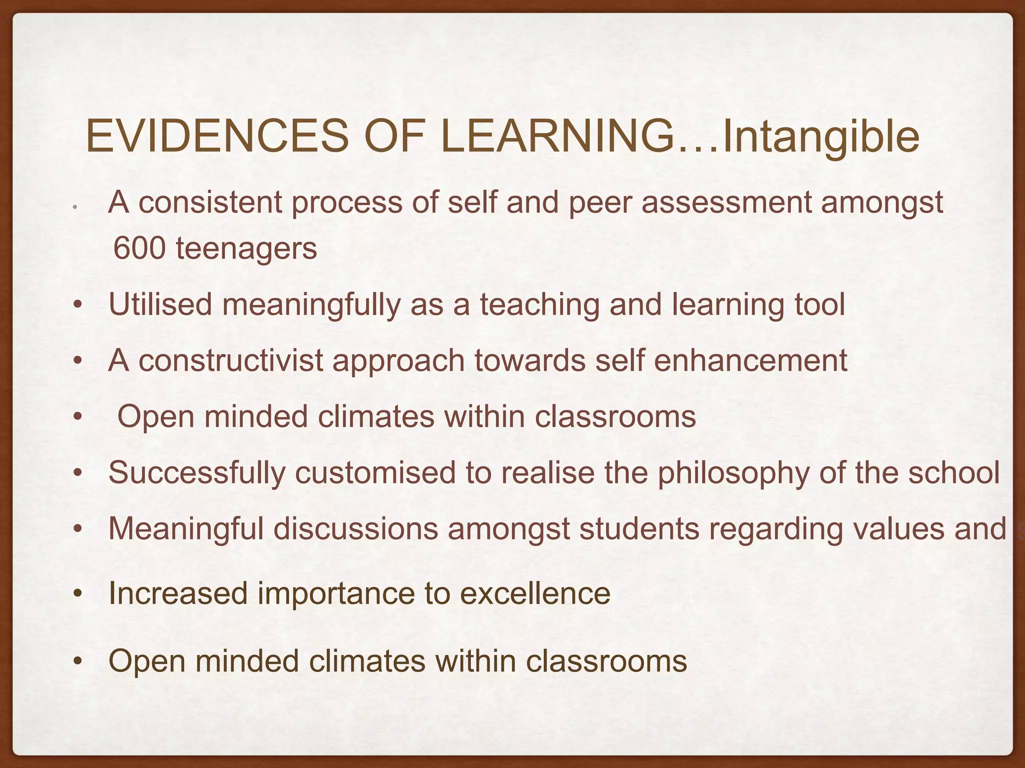 Rachna sharma from Hunches to an evidence based learning | PPT