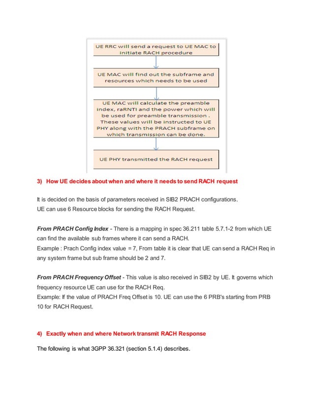 Rach Procedure In Lte Pdf