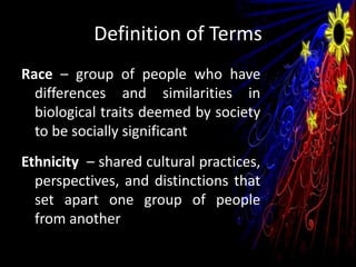 Racial and Ethical Discrimination | PPT