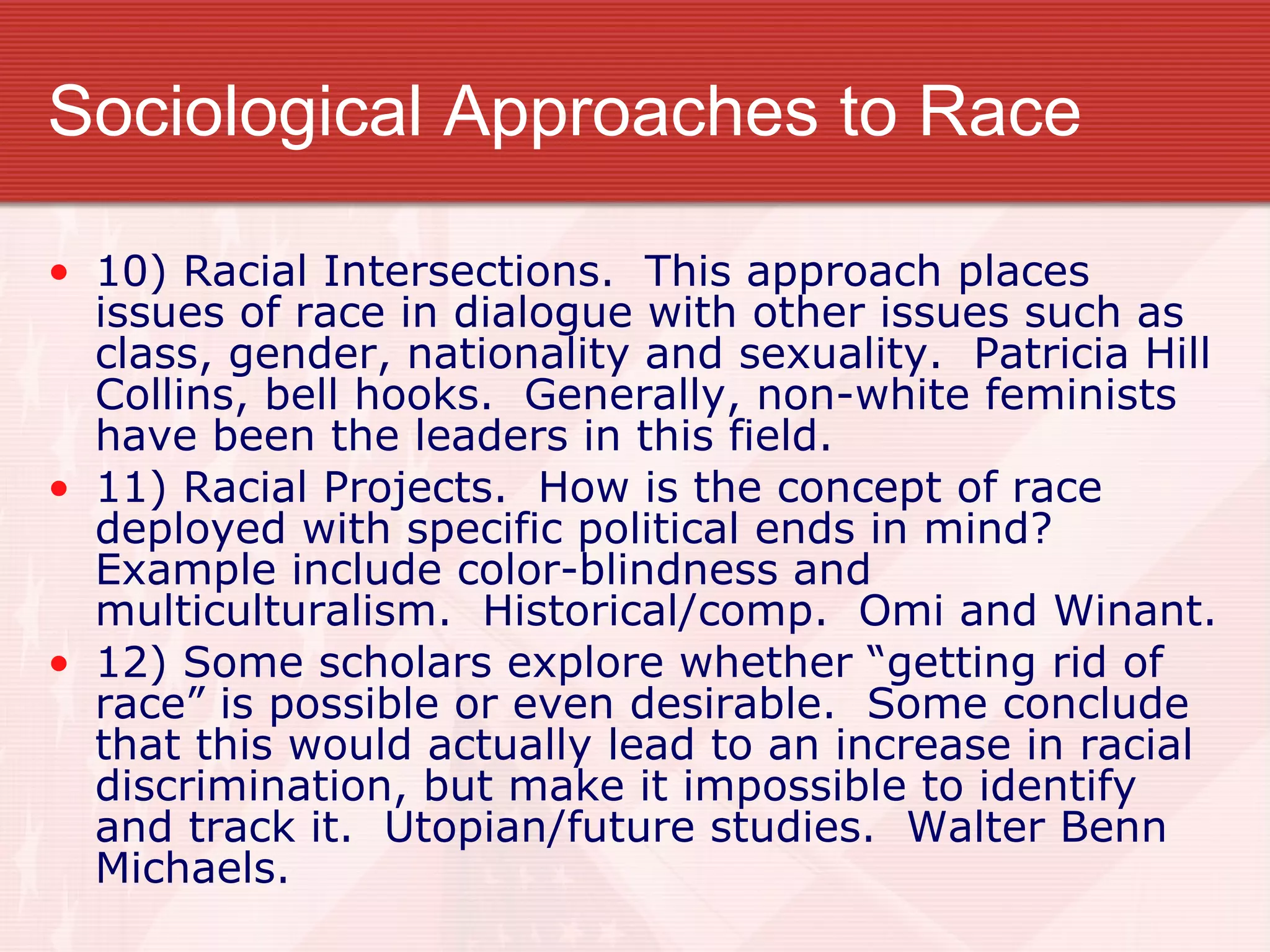 Racial Conflict Theory | PPT