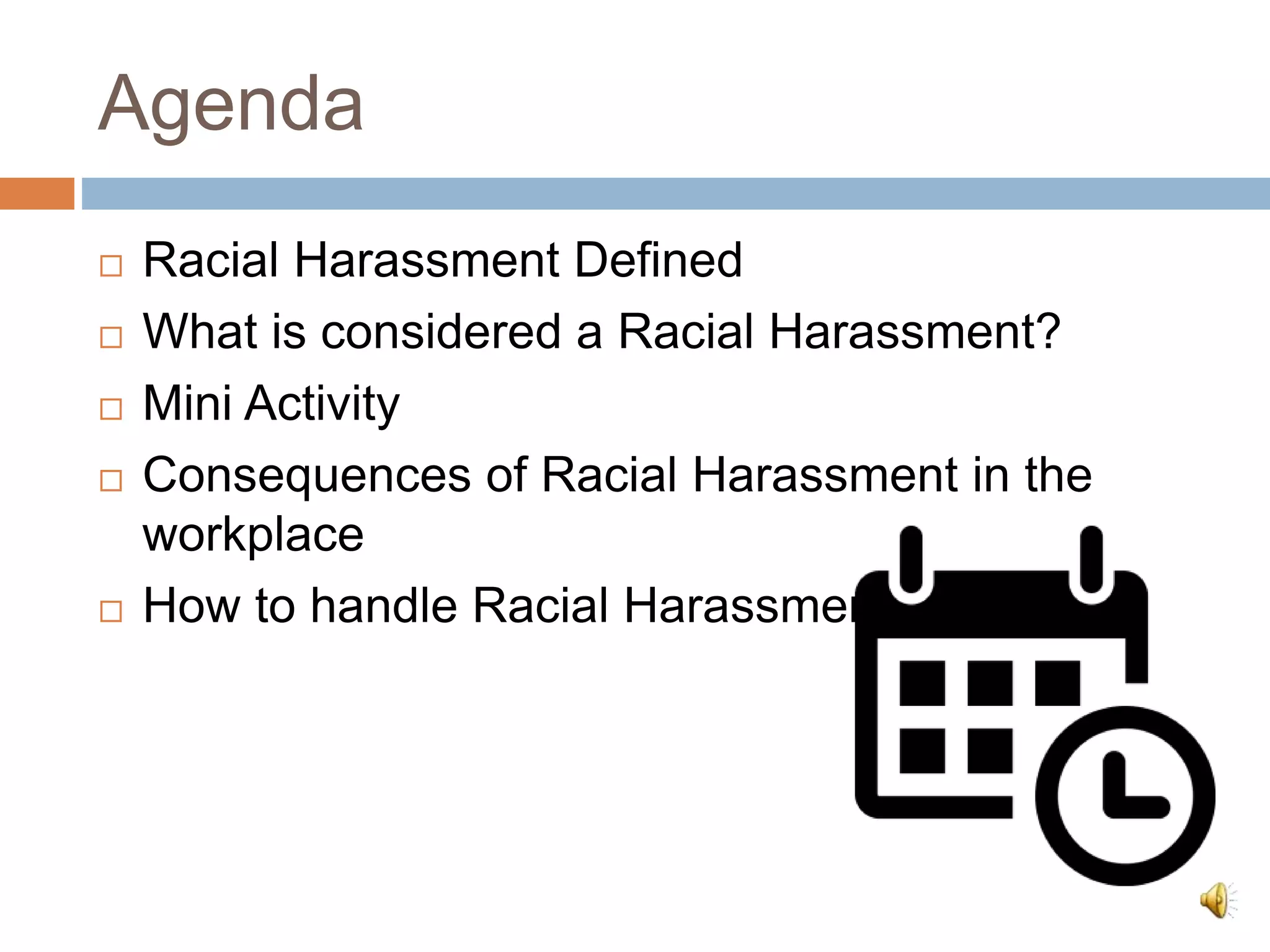 Racial Harassment Training | PPT