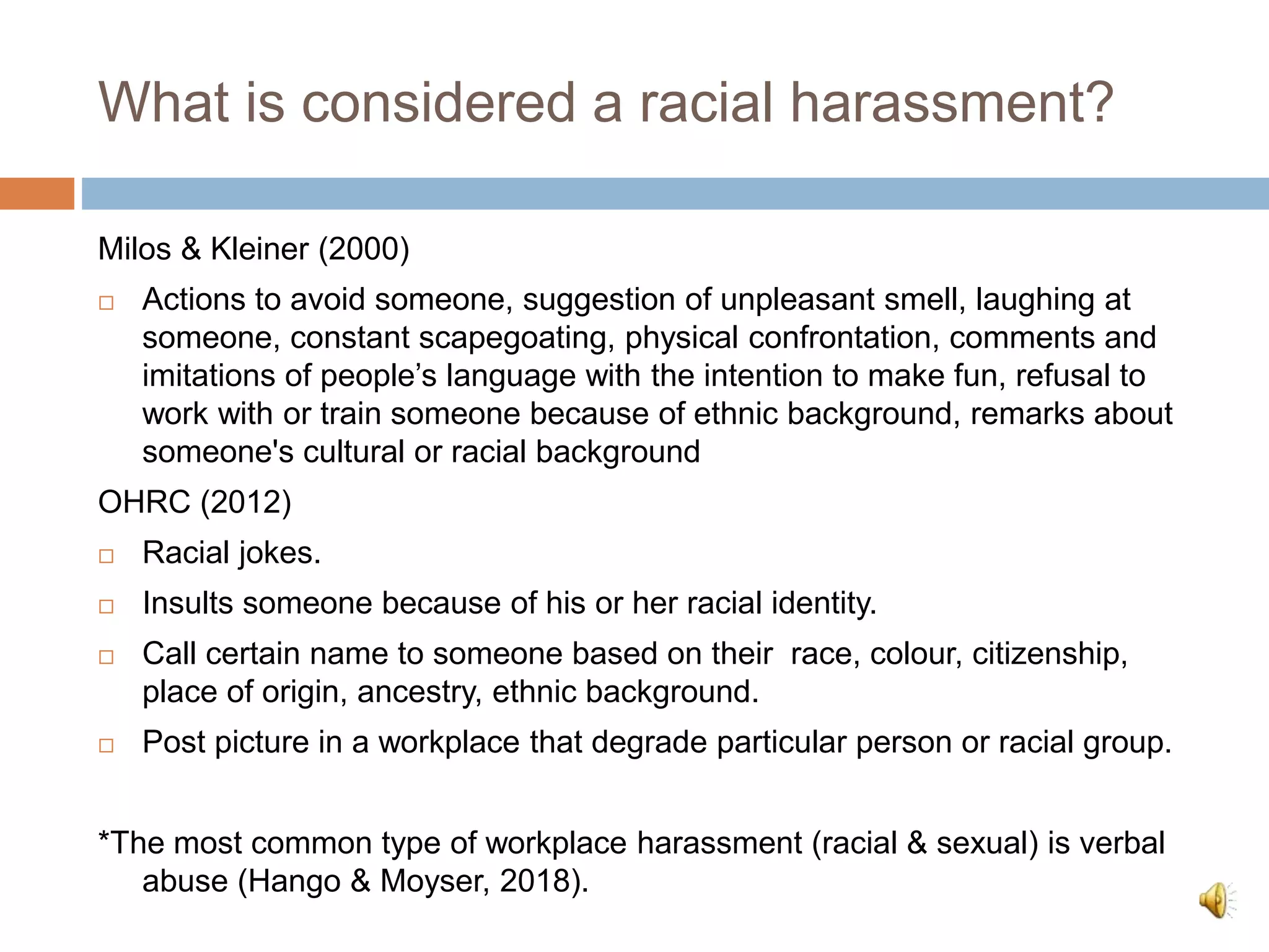 Racial Harassment Training | PPT
