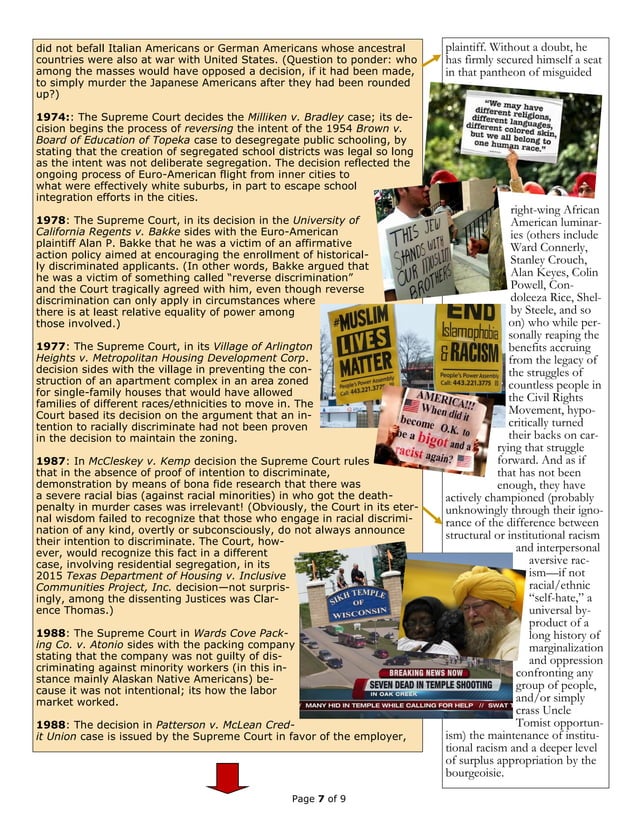 A Timeline of the Racialization of United States | PDF