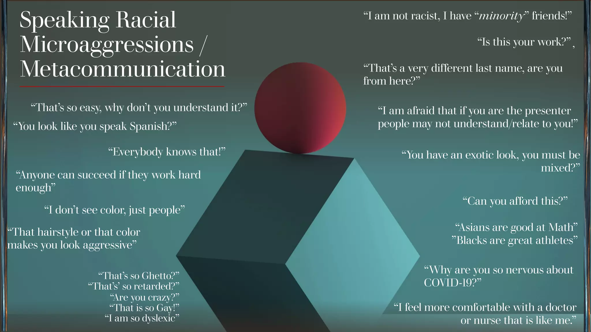 Racial microaggressions, B. Raby | PPT