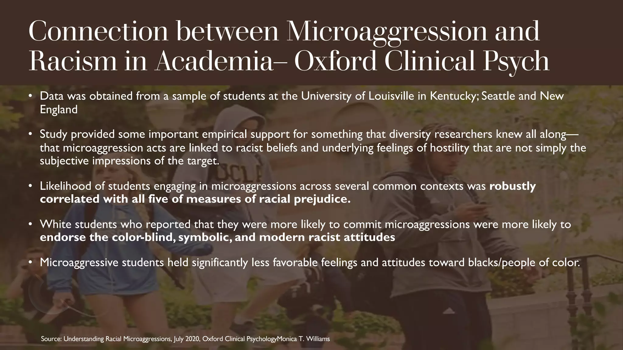 Racial microaggressions, B. Raby | PPT