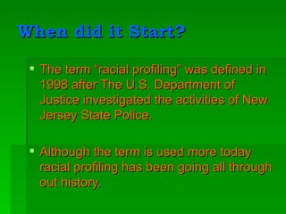 Racial profiling | PPT