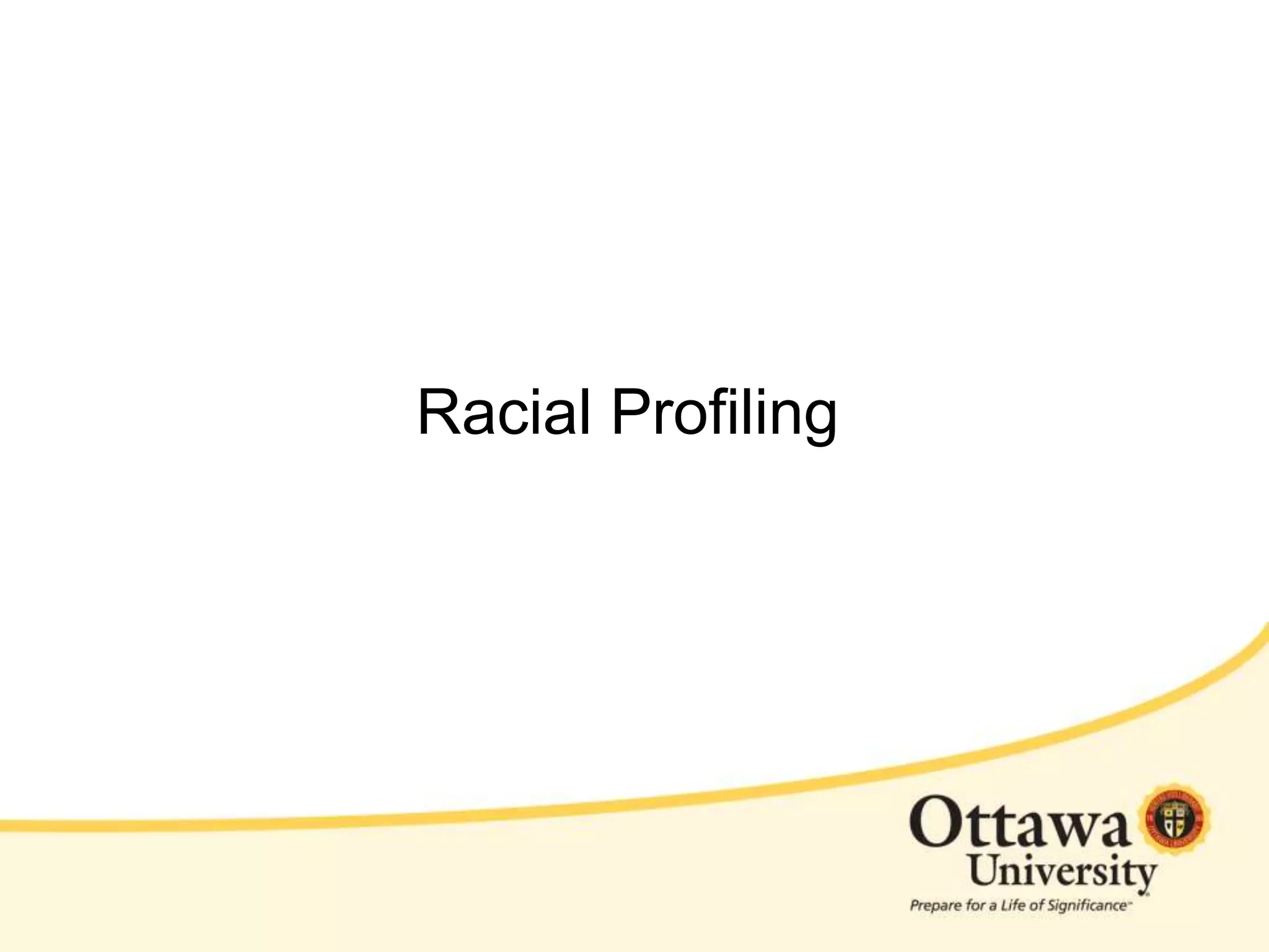 Racial Profiling | PPTX