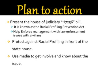 Racial profiling presentation | PPTX
