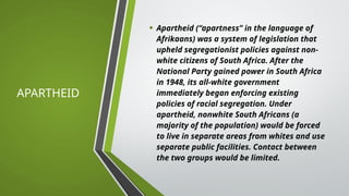 RACIAL SEGREGATION sociology assignment.pptx