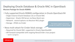 Virtualized Oracle Real Application Clusters (RAC) - Containers and VMs for RAC | PPT
