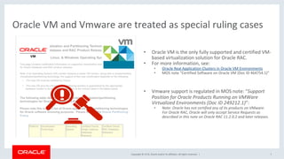 Virtualized Oracle Real Application Clusters (RAC) - Containers and VMs for RAC | PPT