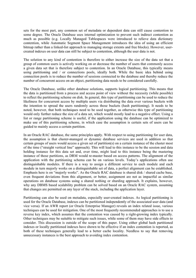 Paper: Oracle RAC Internals - The Cache Fusion Edition | PDF | Databases | Computer Software and ...