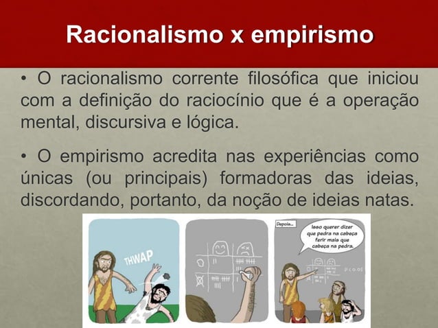 Racionalismo e empirismo