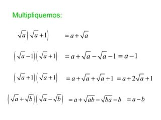 Racionalización de radicales | PPT