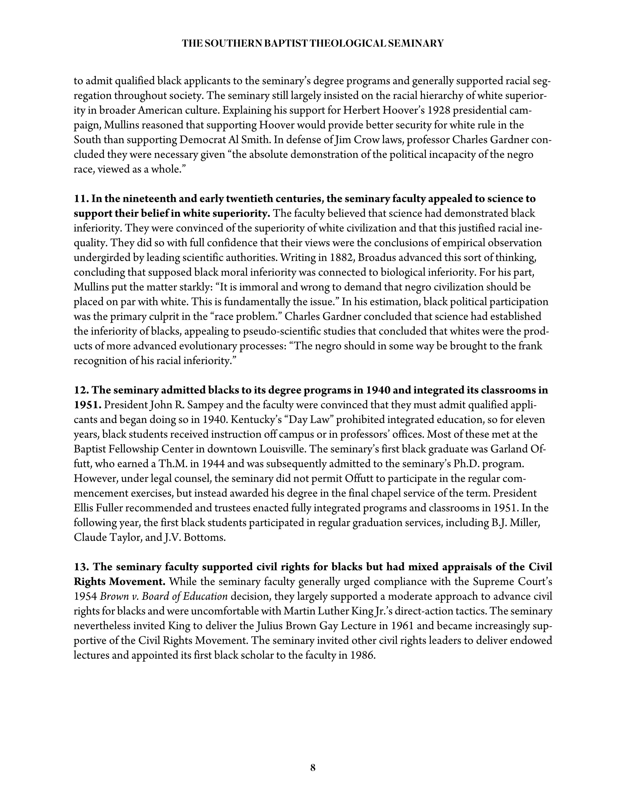 Racism and the Legacy of Slavery Report | PDF