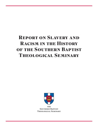Racism and the Legacy of Slavery Report | PDF
