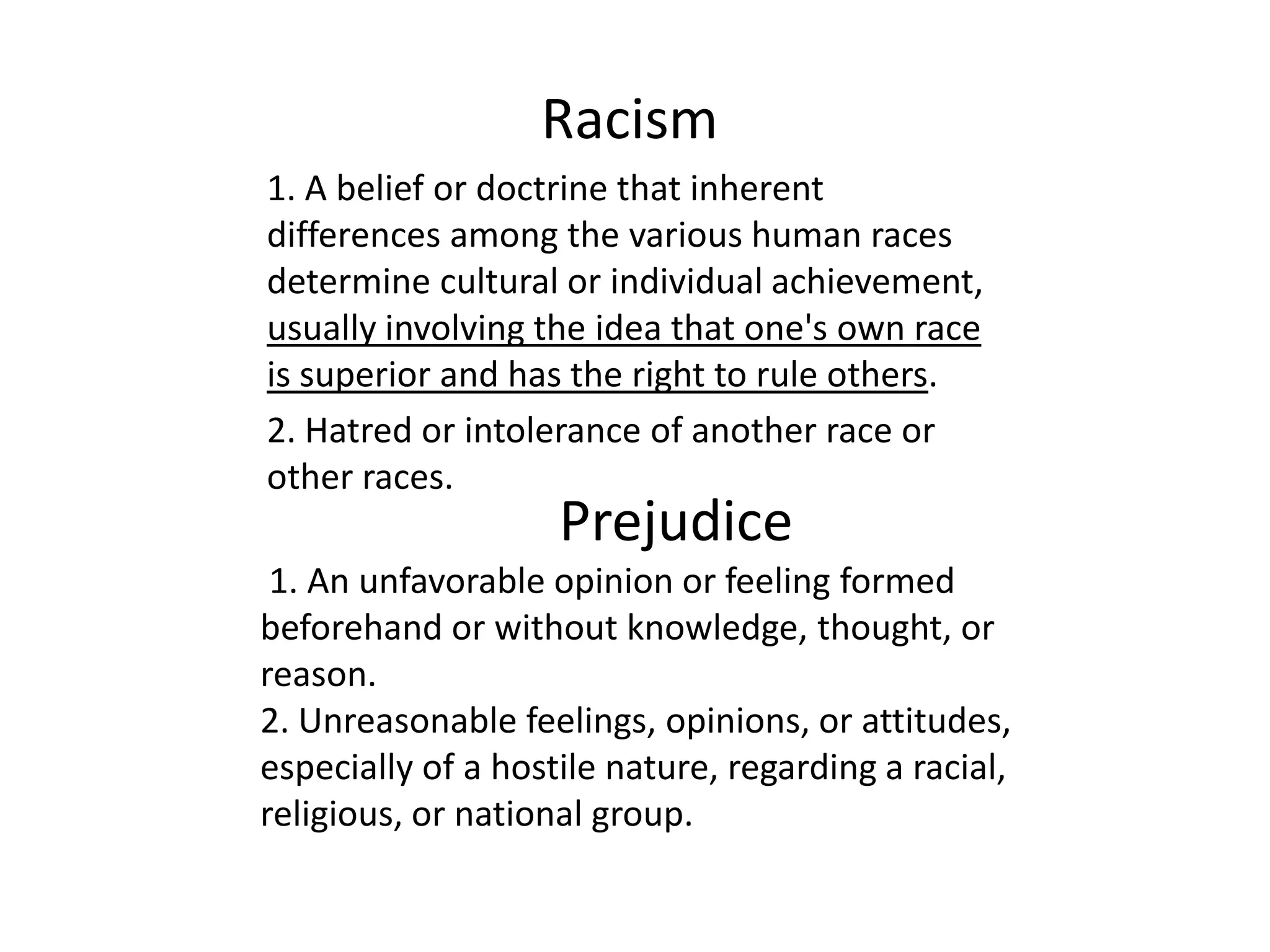 Racism and prejudice in the 60’s | PPTX