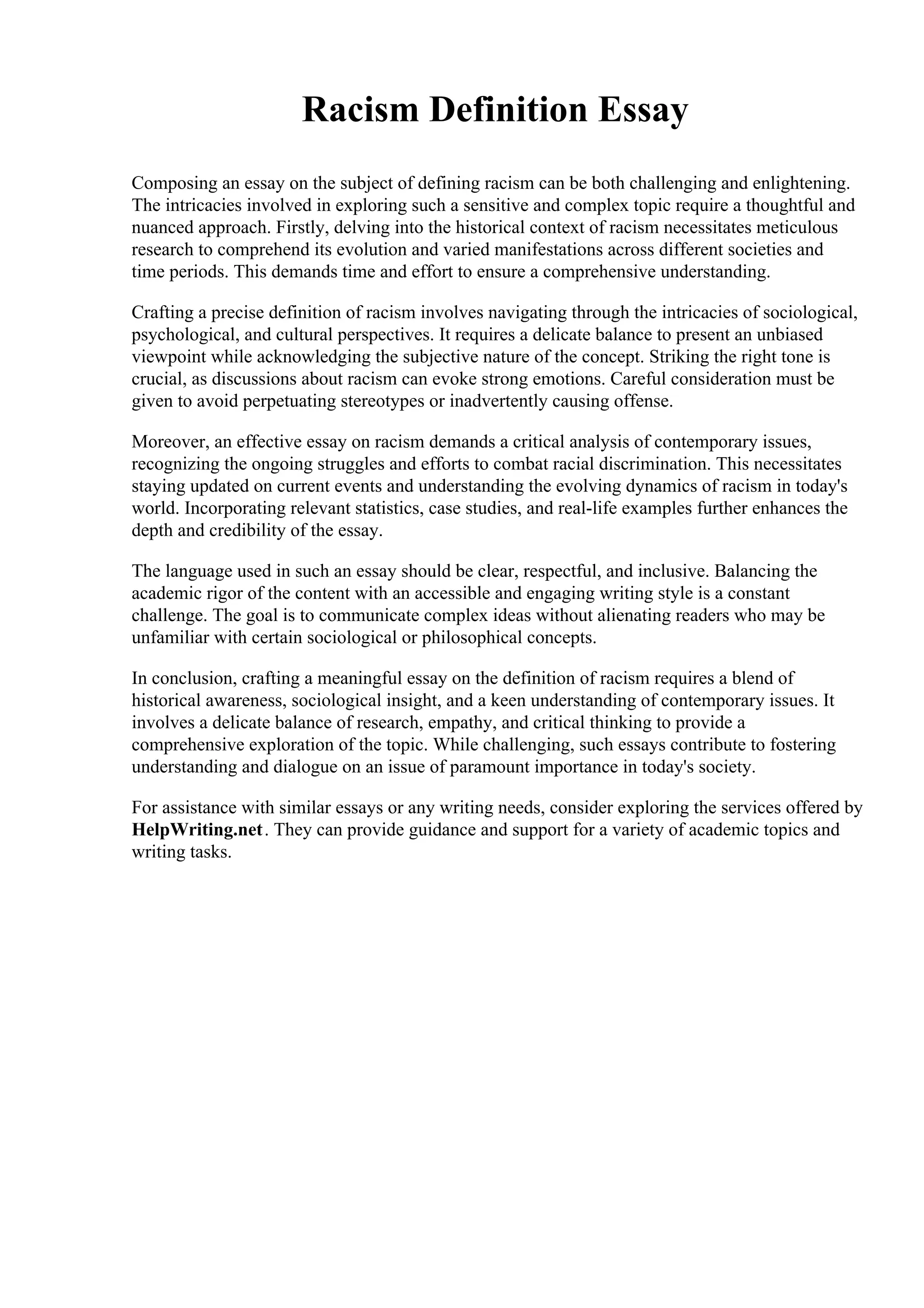 Racism Definition Essay.pdf