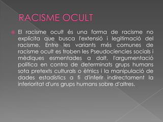 Racisme | PPT