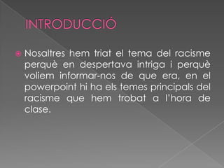 Racisme | PPT