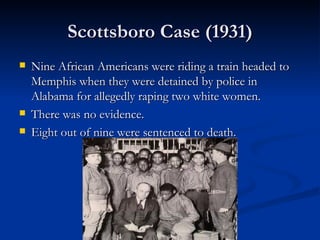 Racism for blacks in the south during the | PPT