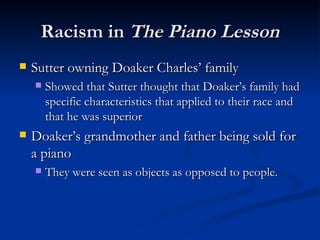 Racism for blacks in the south during the | PPT