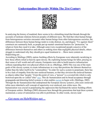 Racism In Huckleberry Finn | PDF