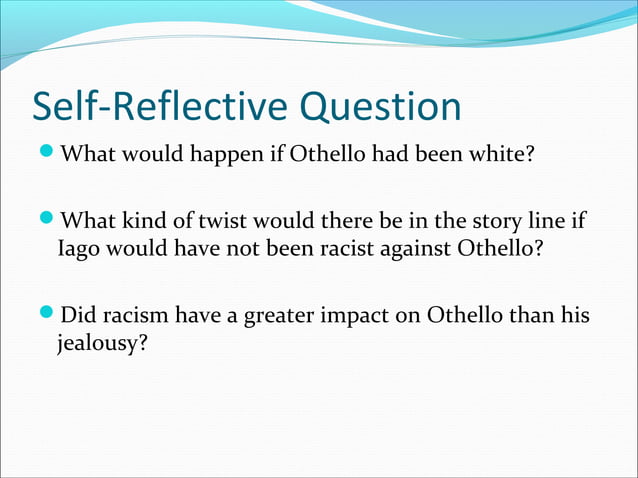 Racism in othello | PPT