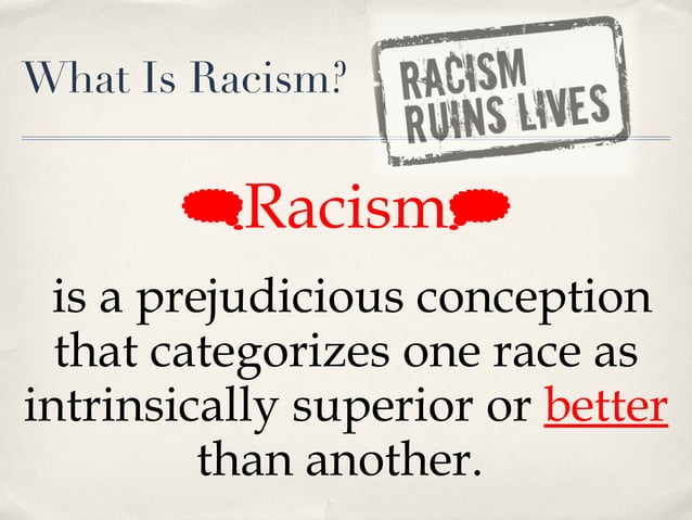 Racism Presentation | PPT | Debated Sensitive Social Issues | Sensitive ...