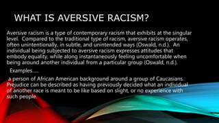 Racism today holding us back from moving forward power point | PPTX