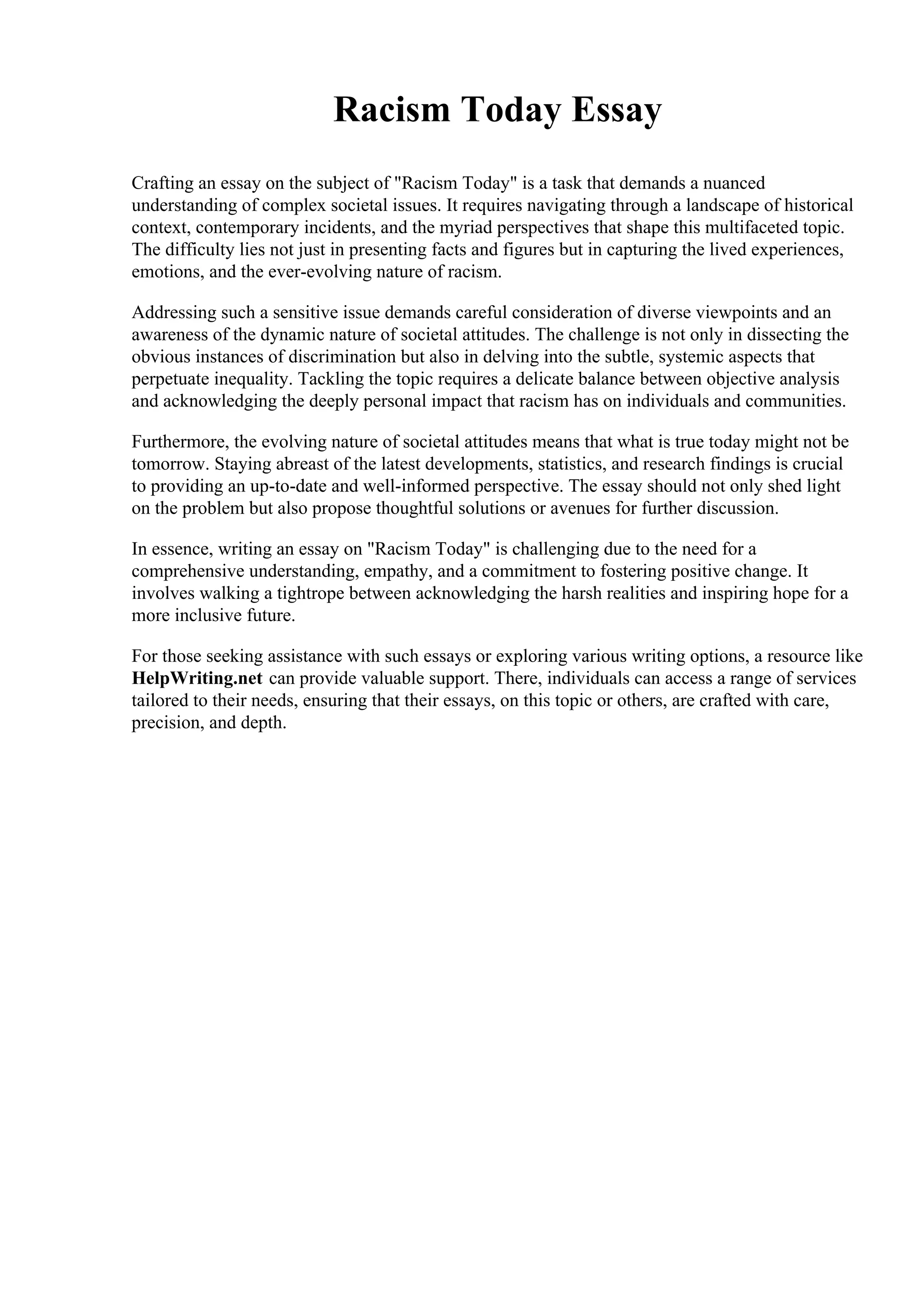 Racism Today Essay.pdf