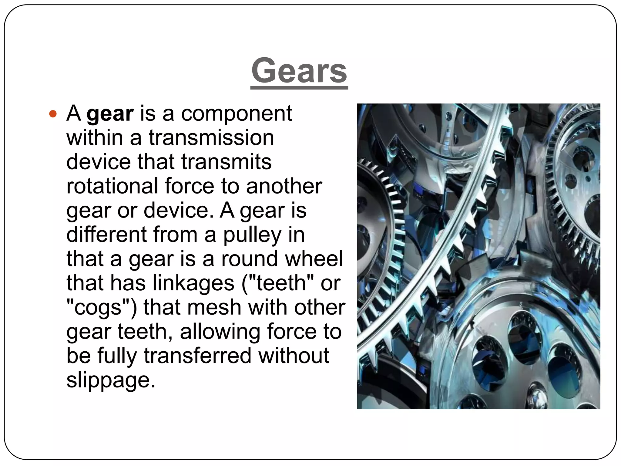 Rack and pinion | PPTX