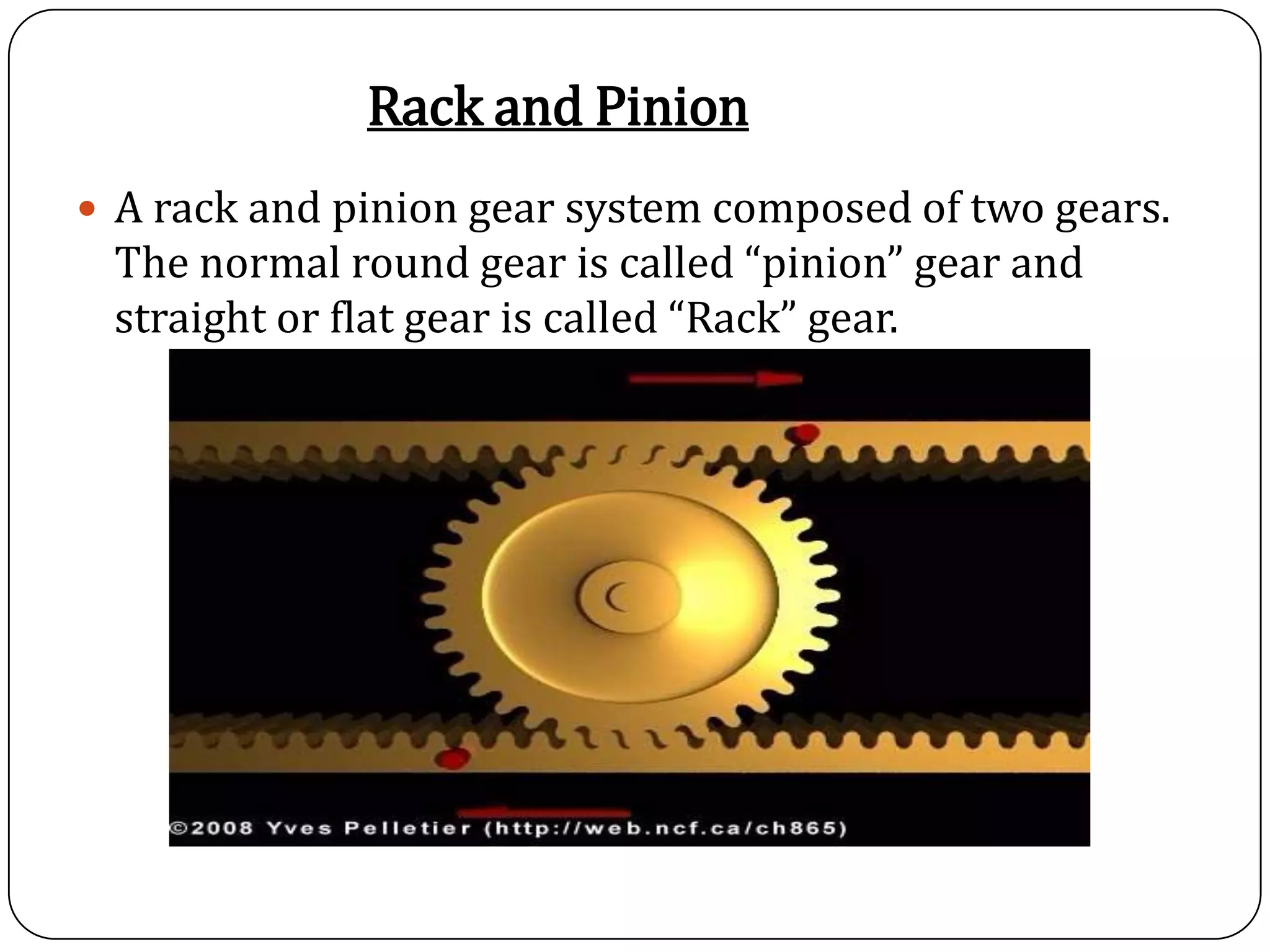 Rack and pinion | PPTX