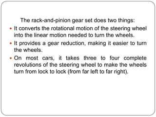 Rack and pinion | PPTX