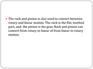 Rack and pinion | PPTX