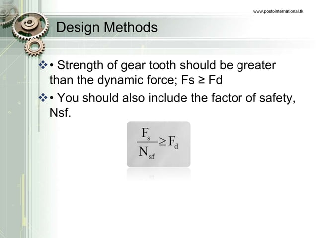 Rack and pinion gear design project. | PPTX | Sports Equipment | Sports