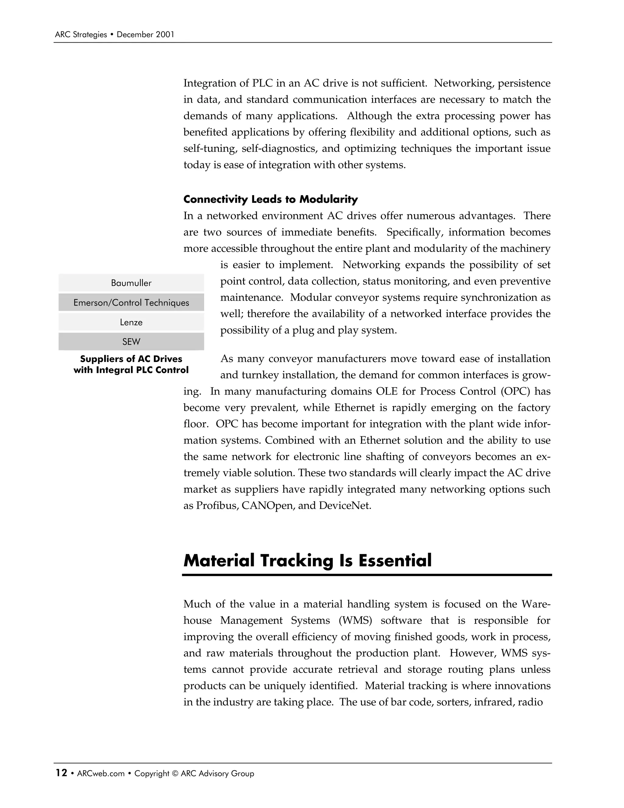 Rack and roll automation strategies in material handling systems | PDF
