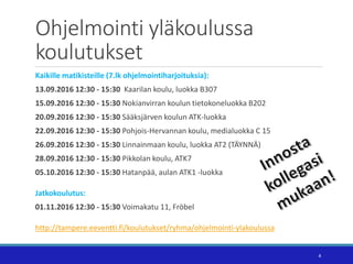 Racket materiaali (Koodausta kouluun - projekti) | PPTX