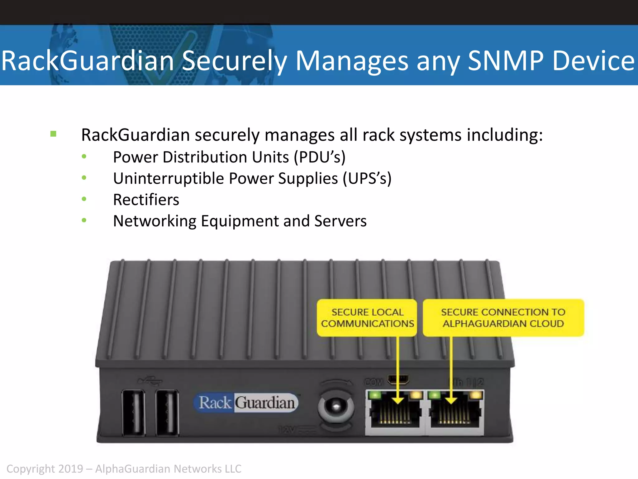 RackGuardian from AlphaGuardian Networks | PPT