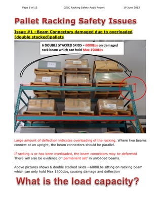 Racking Safety Audit Report -CSCL | PDF