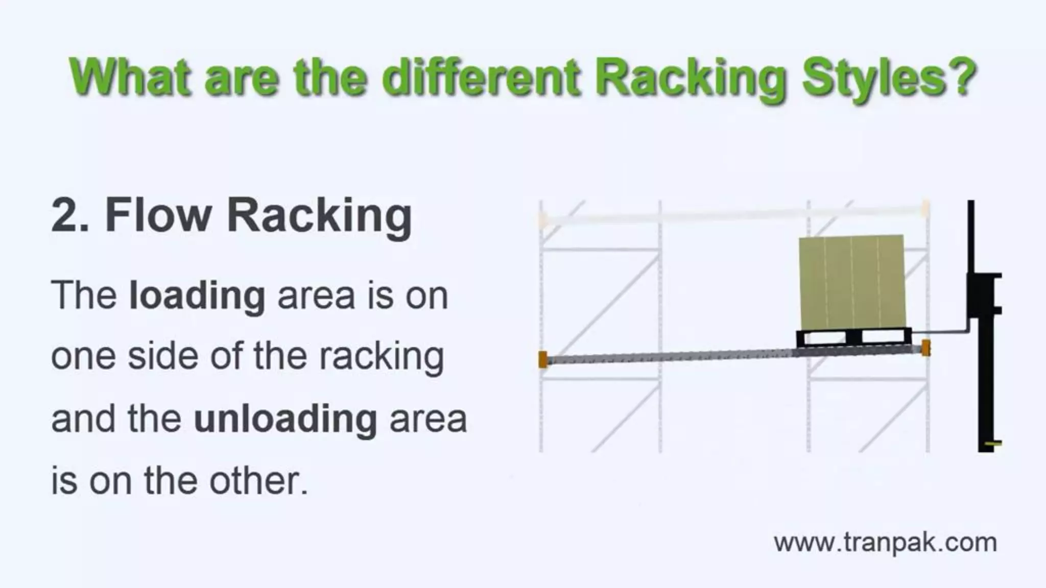 Pallet Racking Styles & Systems - TranPak | PPT