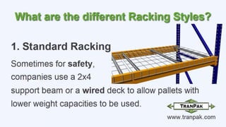 Pallet Racking Styles & Systems - TranPak | PPT