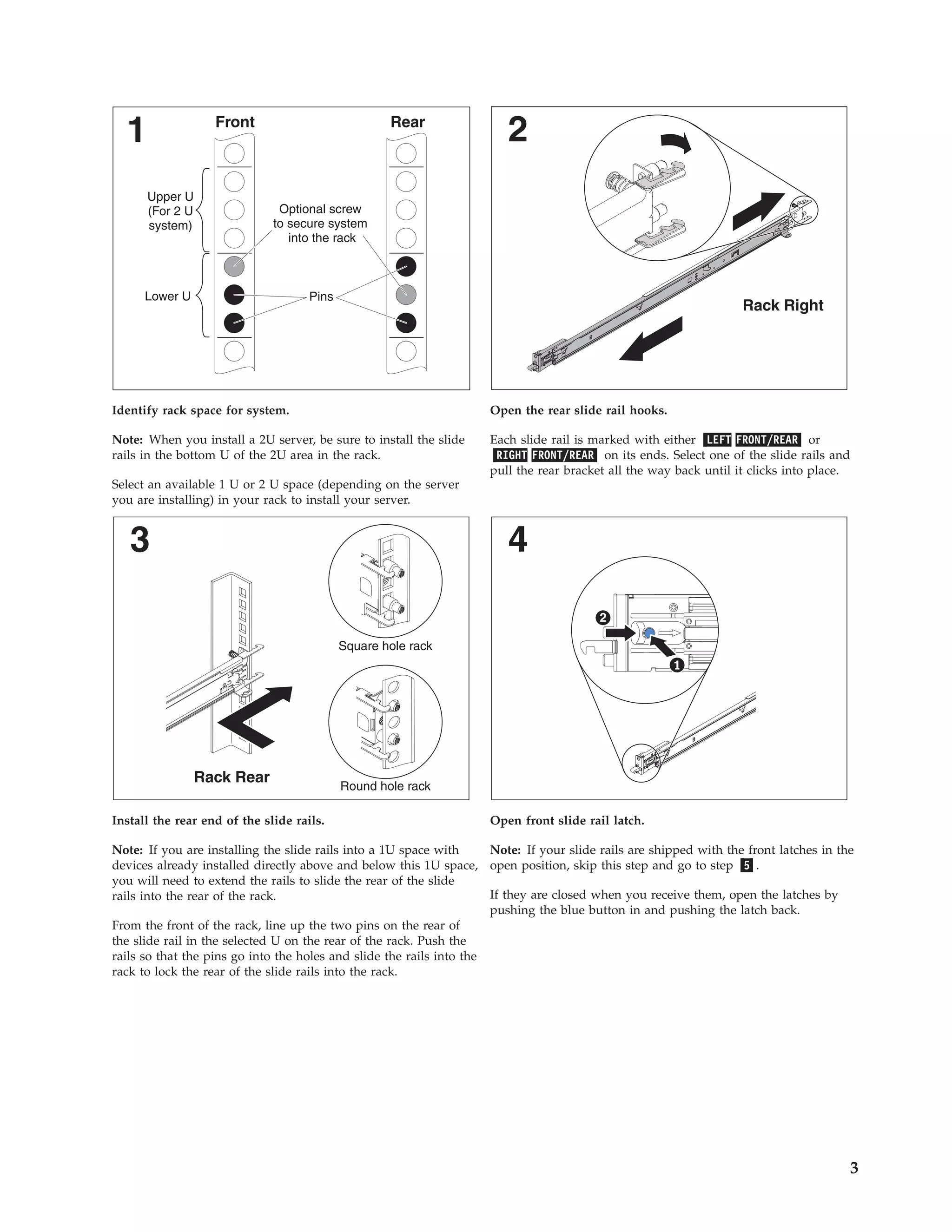 Rack install x3650 m4 | PDF