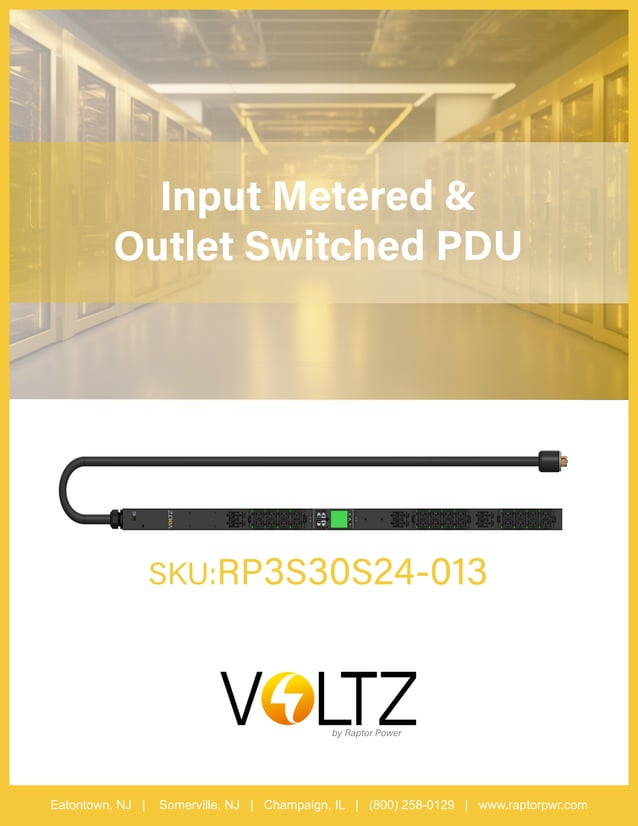 VOLTZ rPDU Brochure - Voltz Rack PDU - Data Rack PDU | PDF